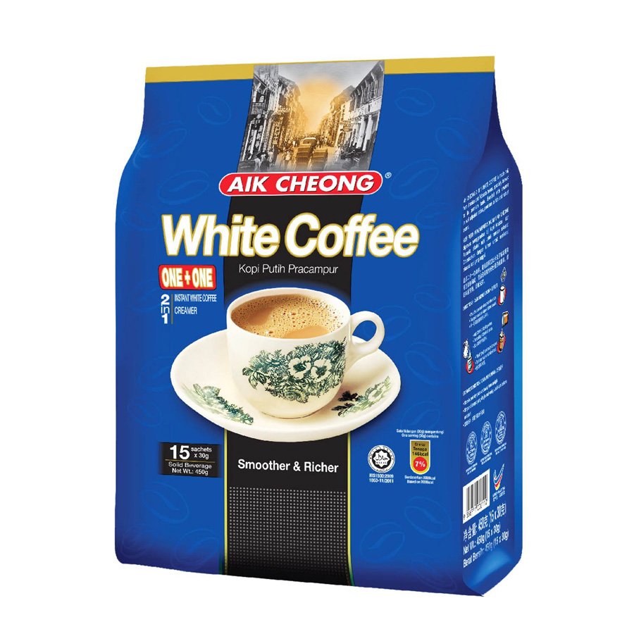 AIK CHEONG White Coffee Tarik No Sugar (2 IN 1) - Triways Marketing
